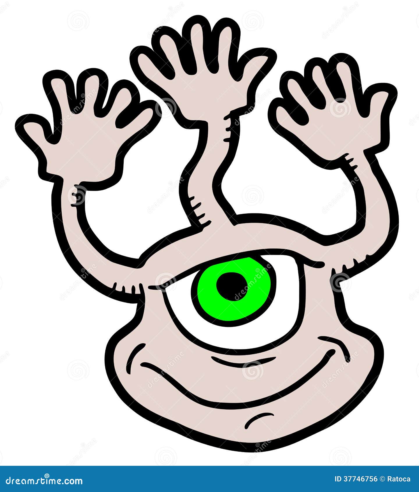 Crazy eye stock vector. Illustration of face, scary, design - 37746756