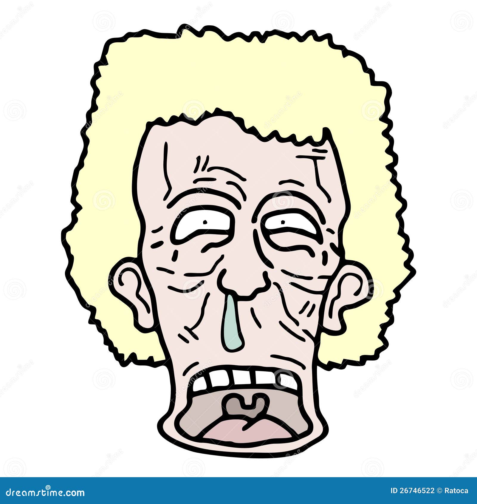 Crazy face stock vector. Illustration of joke, humor - 26746522