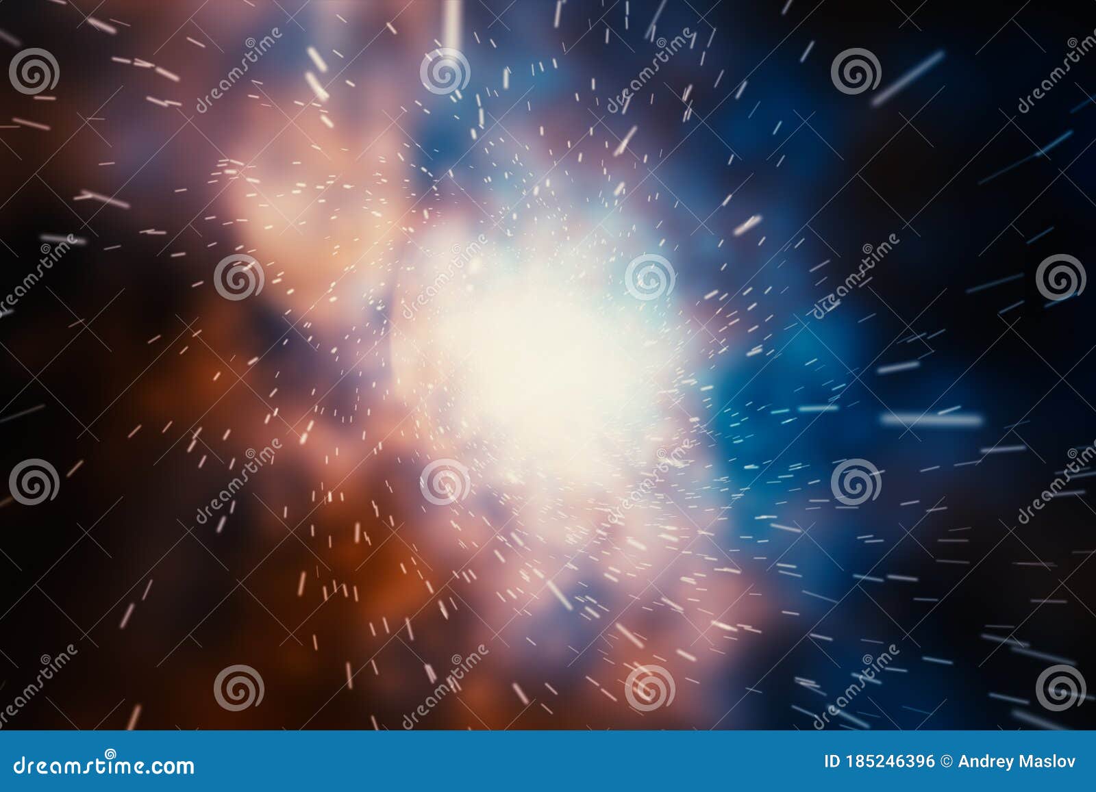 Crazy Fast Flight in Hyperspace of Space among Nebulae and Stars with ...