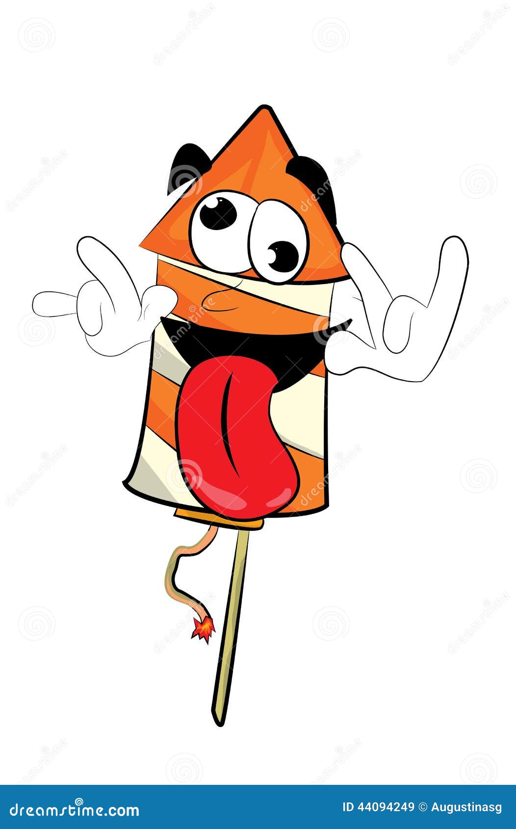 Sad Fireworks Cartoon Royalty-Free Illustration | CartoonDealer.com ...