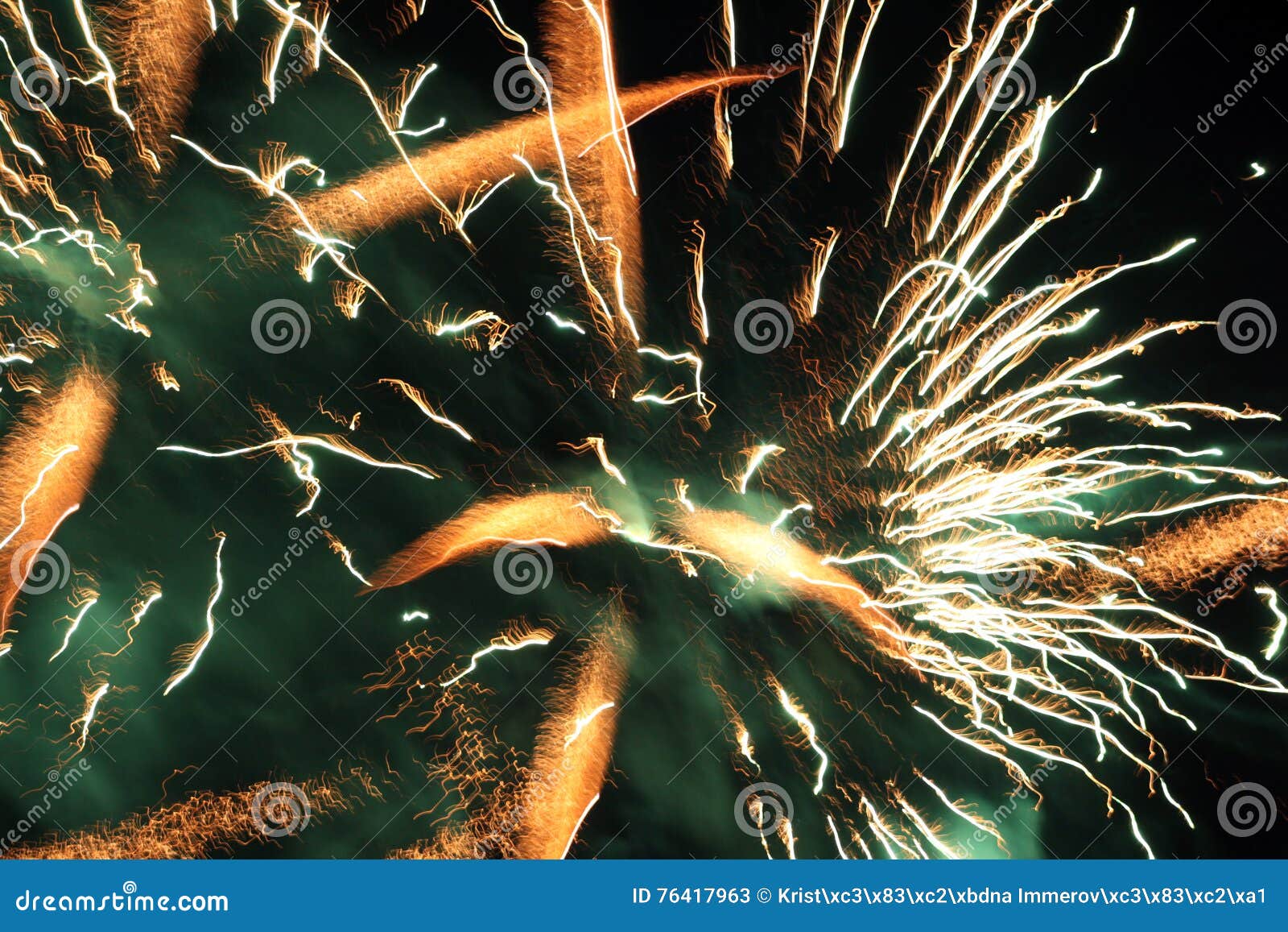 Crazy fireworks stock image. Image of colorful, evening - 76417963
