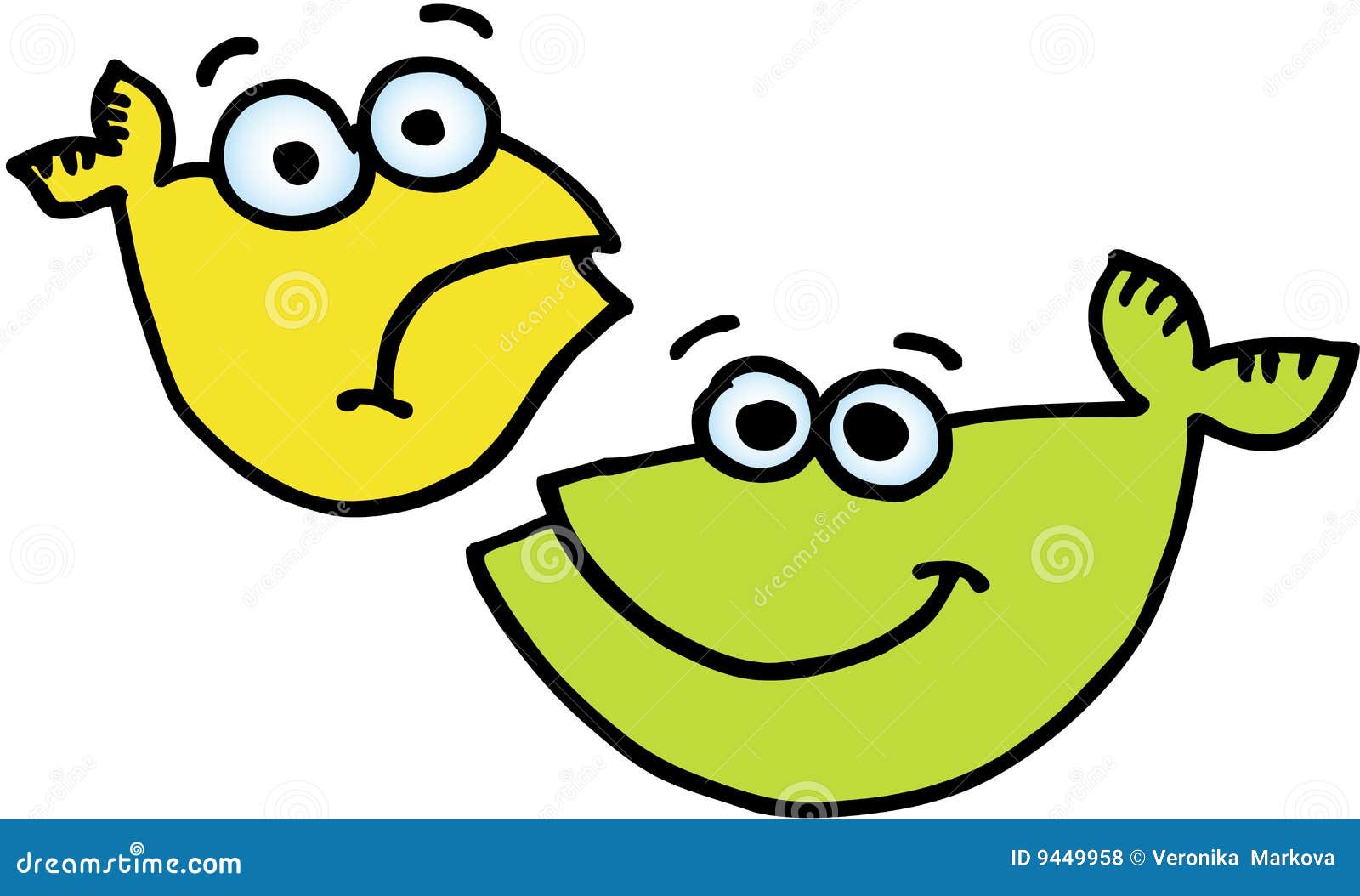 Crazy Fish stock vector. Illustration of animal, illustrated - 9449958