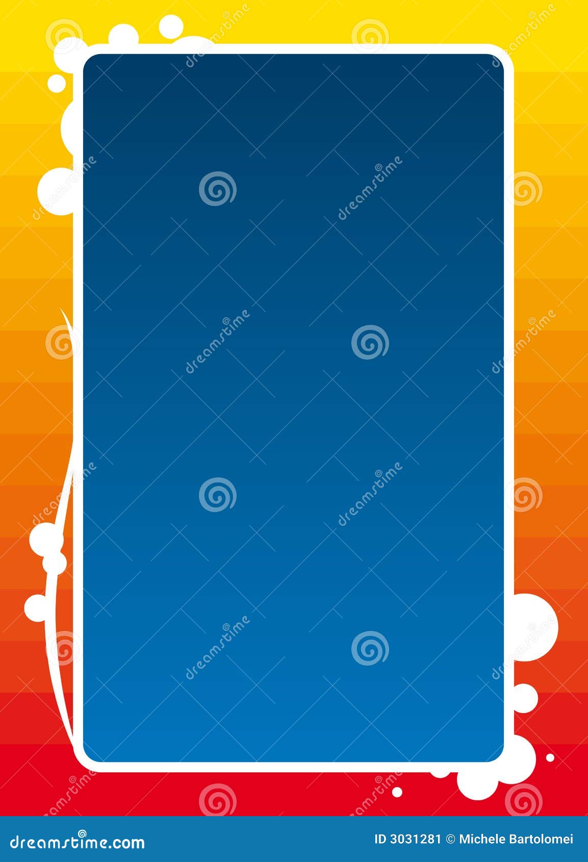 Crazy frame stock vector. Illustration of blue, warm, background - 3031281