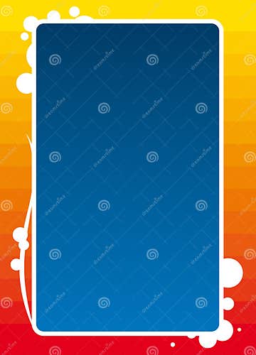 Crazy frame stock vector. Illustration of blue, warm, background - 3031281