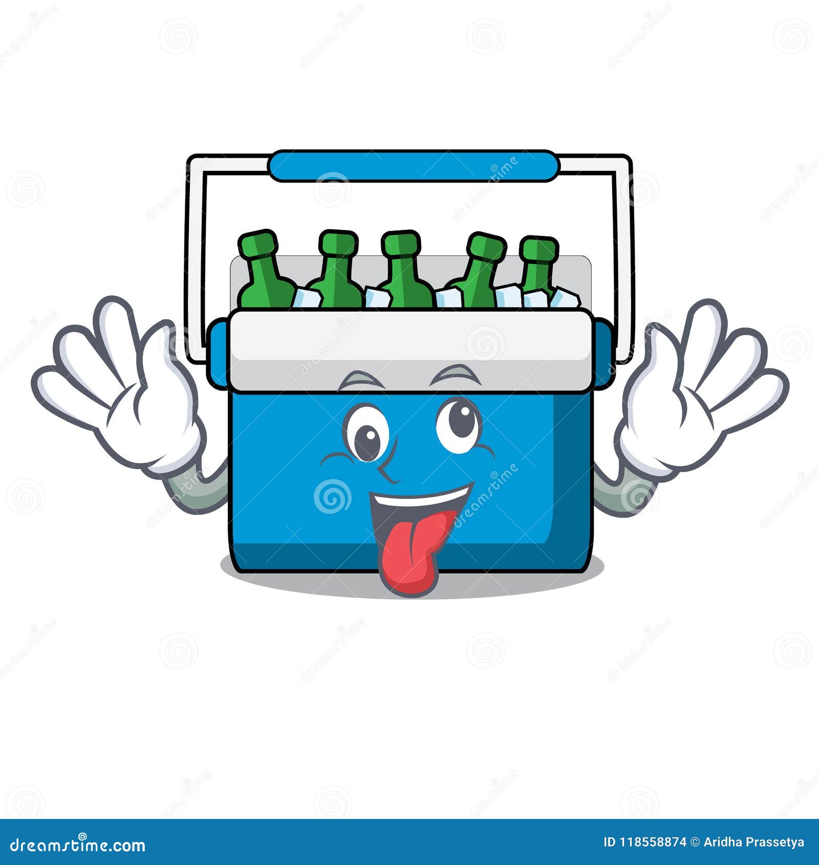 Crazy Freezer Bag Mascot Cartoon Stock Vector - Illustration of ...