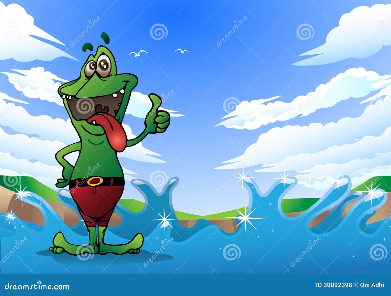 Frog Thumb Stock Illustrations – 37 Frog Thumb Stock Illustrations ...