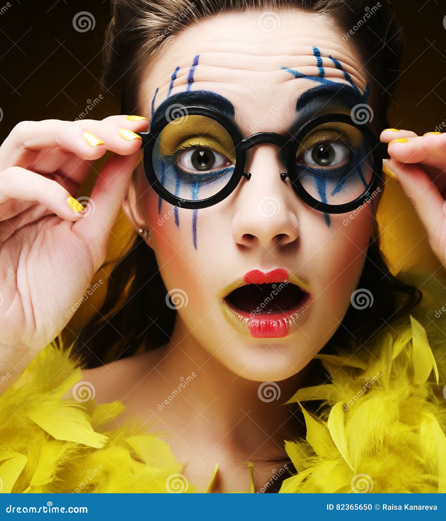Crazy girl stock photo. Image of long, fashion, female - 82365650