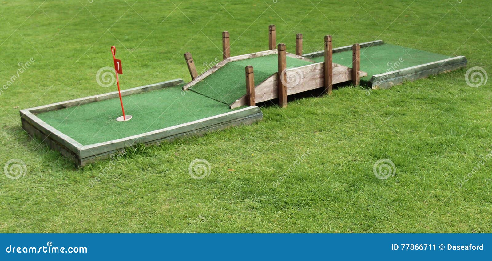 Crazy Golf Course. stock image. Image of crazy, putt - 77866711