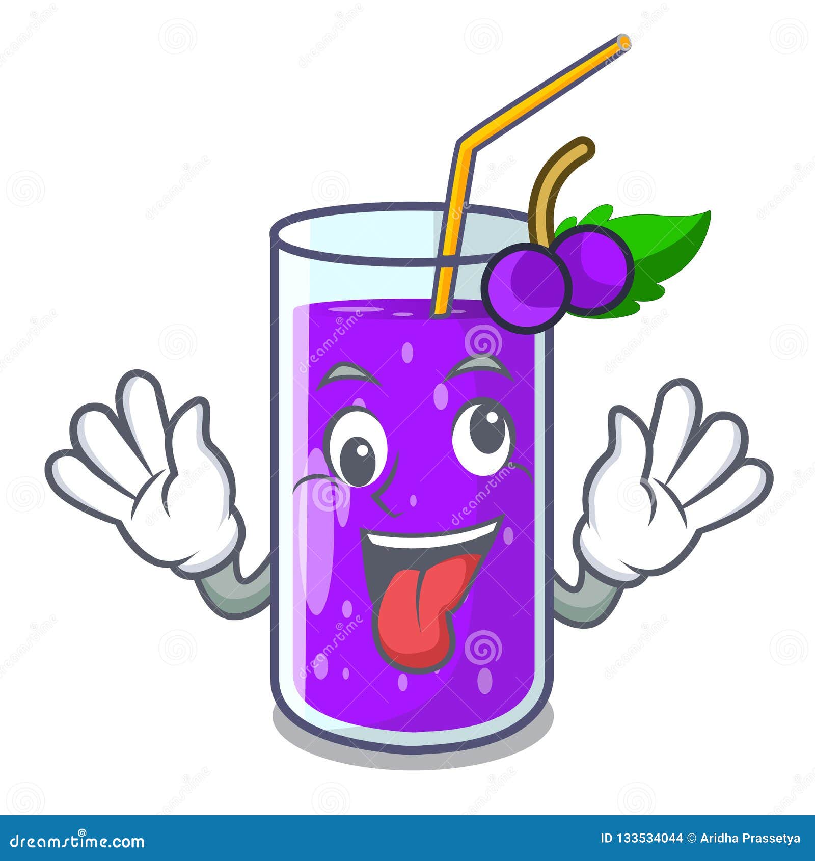 Crazy Grape Juice Bottle with Label Cartoon Stock Vector - Illustration ...