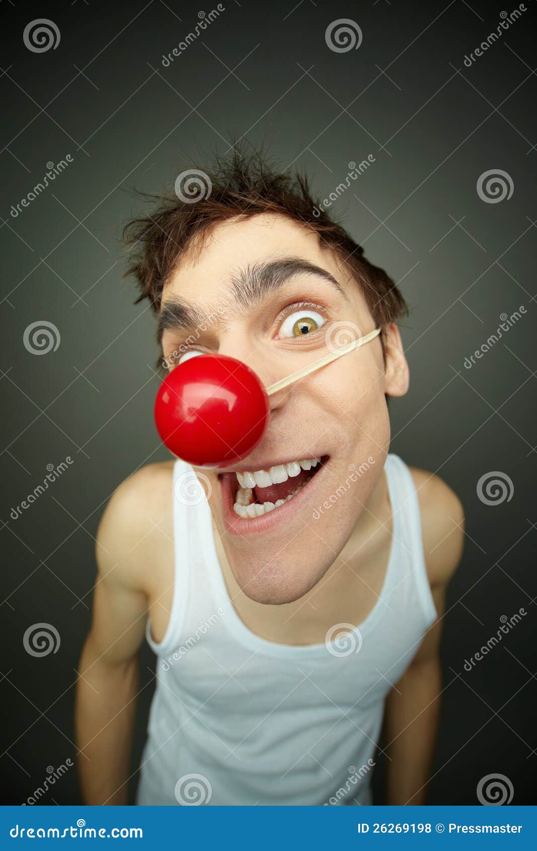 Crazy guy stock photo. Image of humor, human, isolated - 26269198