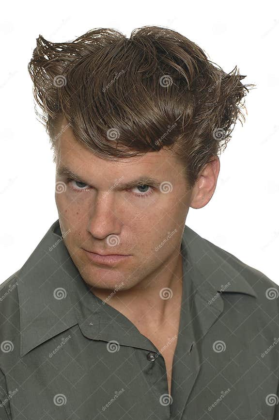 Crazy hair stock photo. Image of serious, headshot, crazy - 9894910