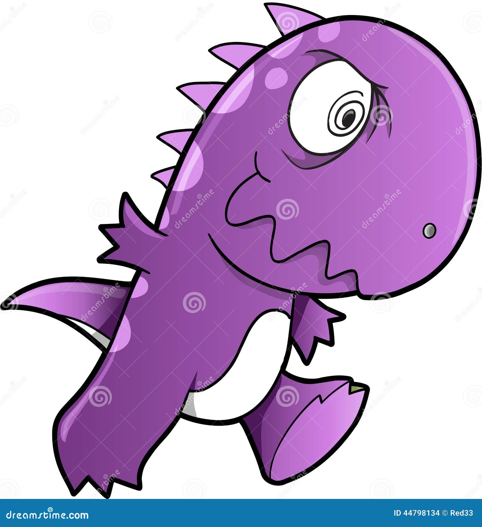 Crazy Insane Dinosaur stock vector. Illustration of purple - 44798134