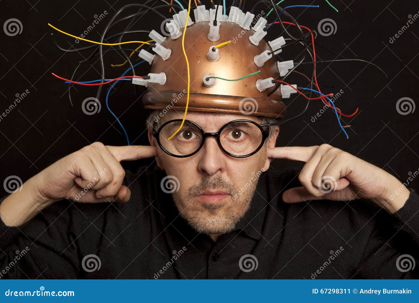 Crazy inventor stock image. Image of person, advice, people - 67298311