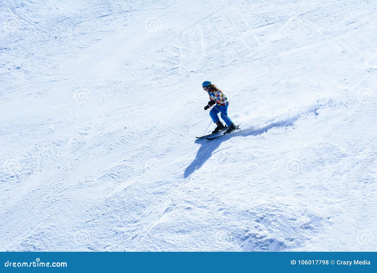 Crazy Lady Doing Snowboarding Editorial Stock Photo - Image of central ...
