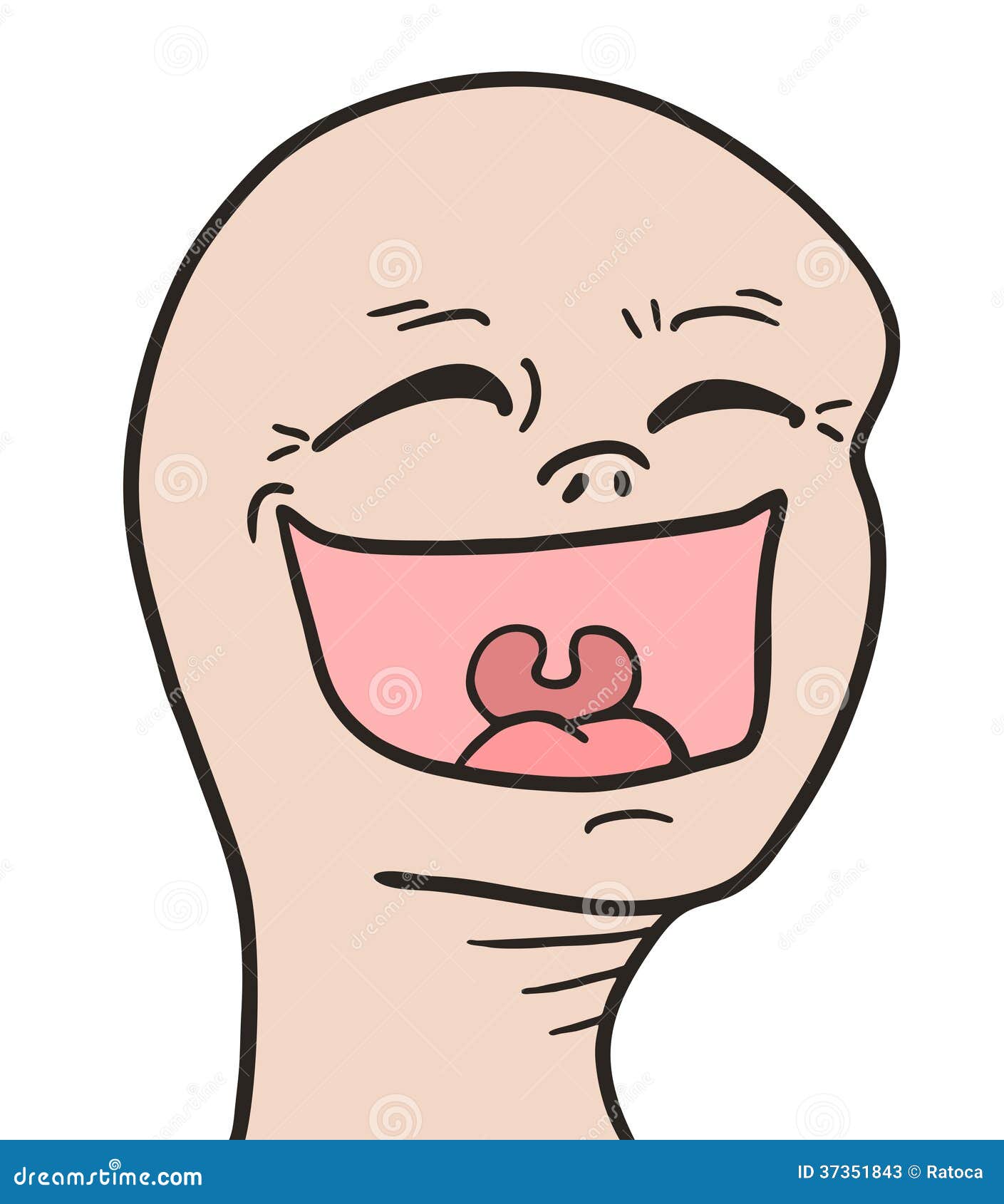 Crazy laugh stock vector. Illustration of laugh, short - 37351843