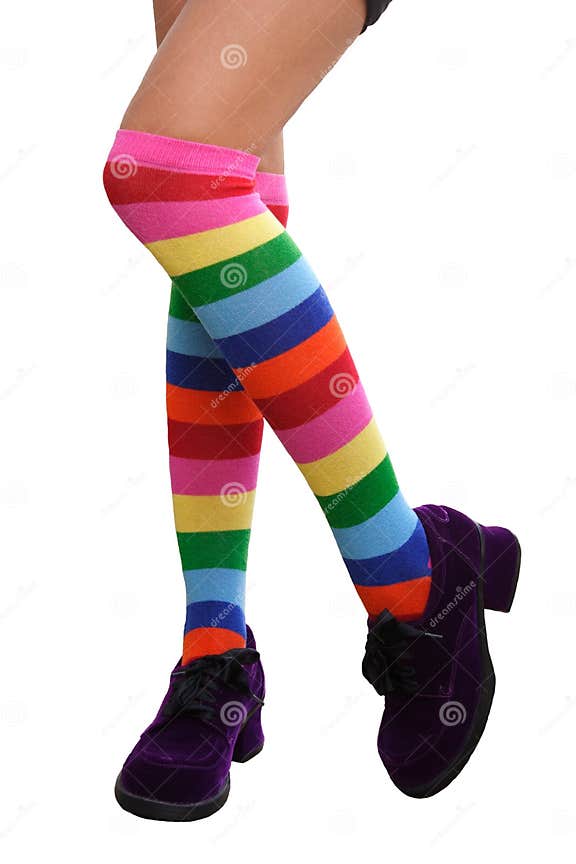 Crazy Legs stock photo. Image of bold, feet, colors, isolation - 1093370