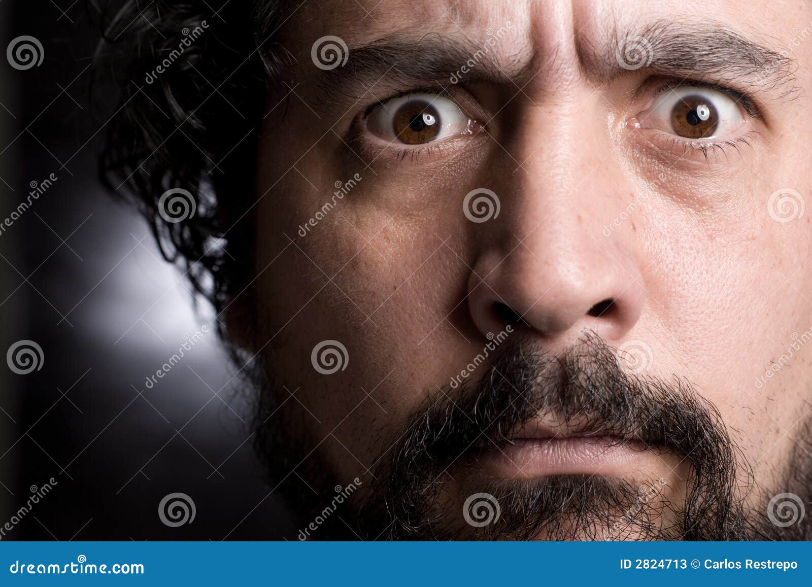 Crazy Look stock image. Image of eyes, attitude, aggressive - 2824713