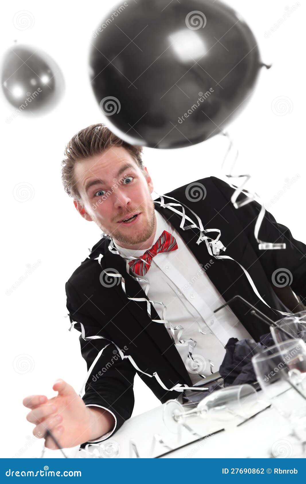 Crazy Looking Man Making Funny Faces Stock Photo | CartoonDealer.com ...