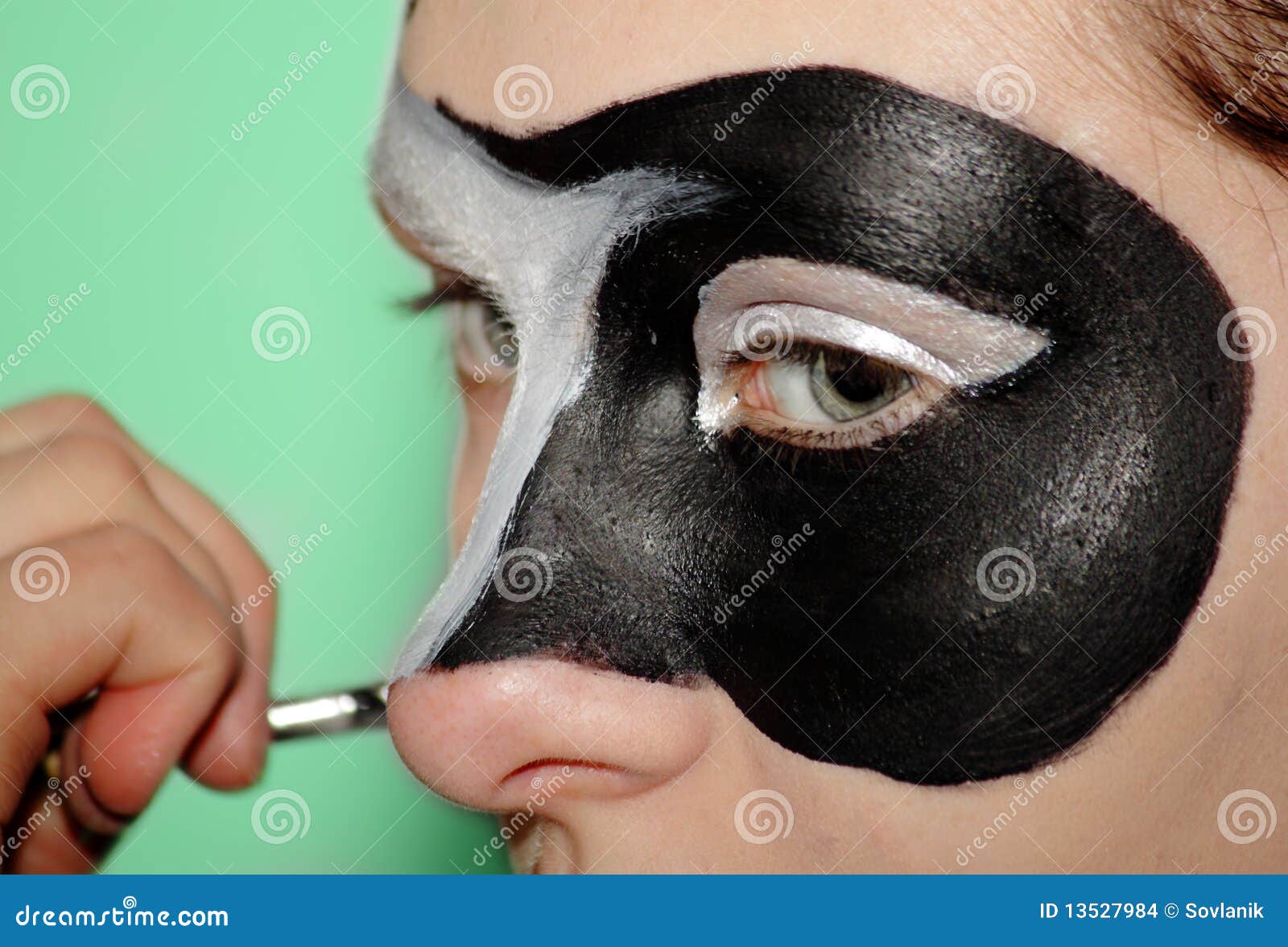 Crazy make-up stock photo. Image of mascara, style, eyelash - 13527984
