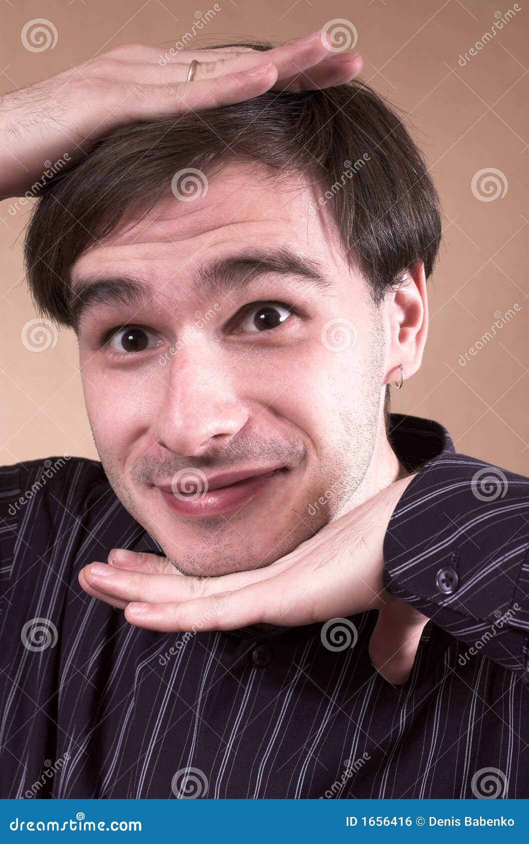 Crazy man stock photo. Image of facial, manager, masculine - 1656416