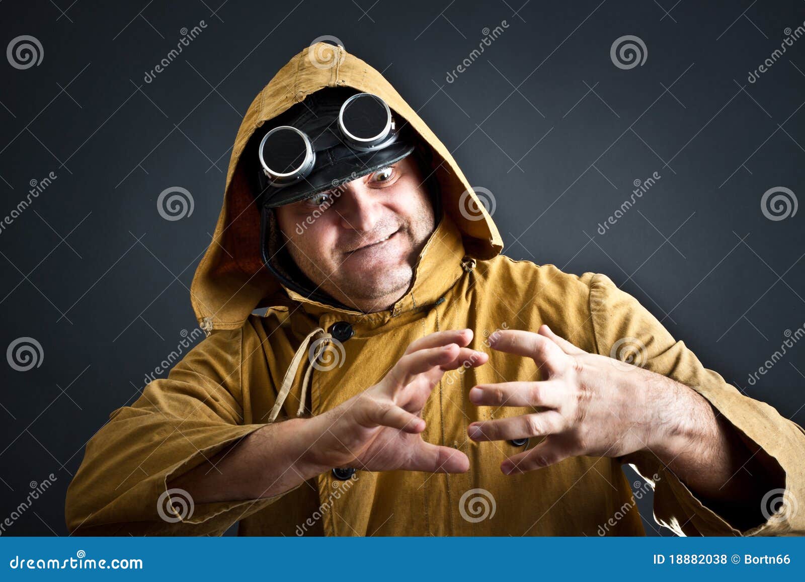 Crazy man stock photo. Image of scary, grimace, crazy - 18882038
