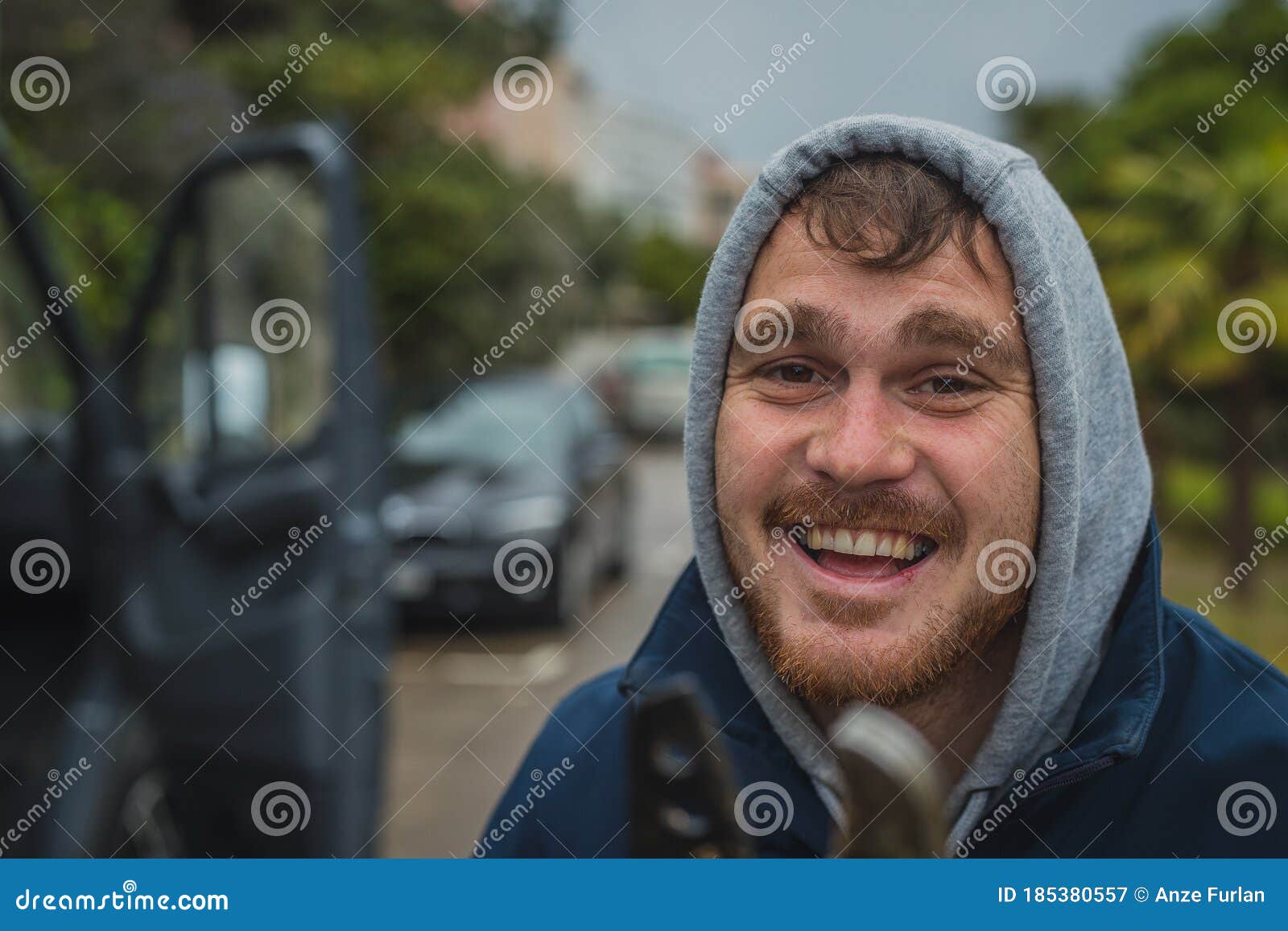 Crazy Man Attacking with Scissors Stock Image - Image of cutting, hedge ...