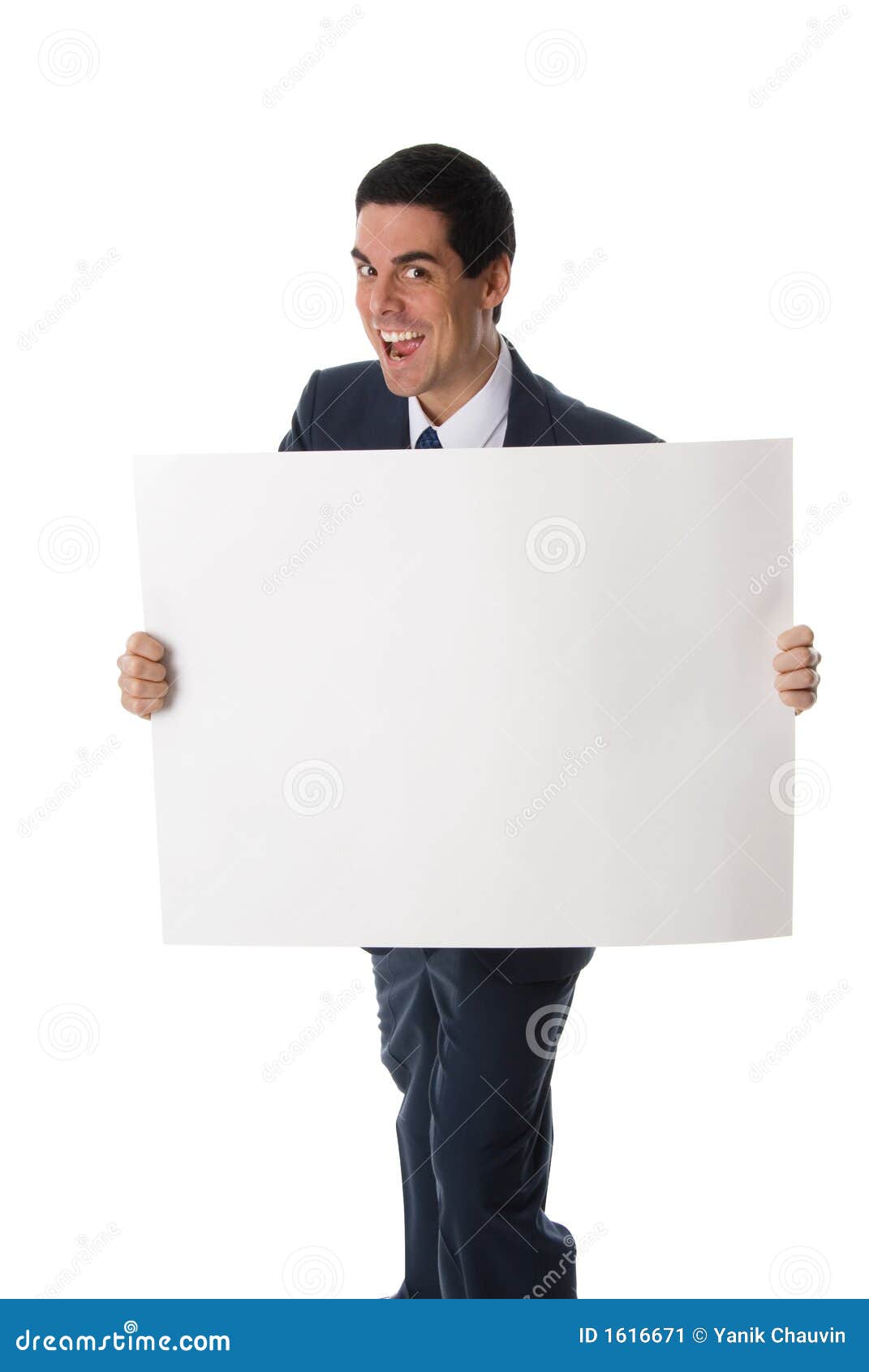 Crazy man with card stock image. Image of white, suit - 1616671