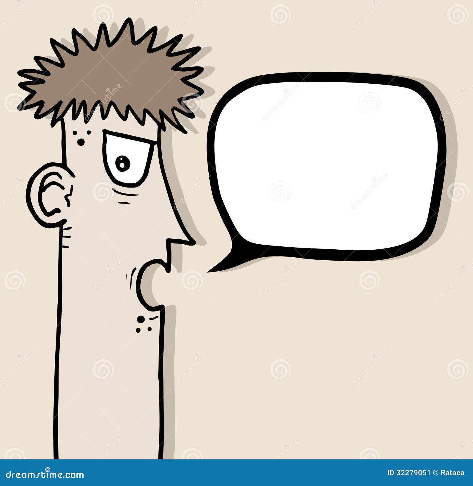 Crazy man cartoon stock vector. Illustration of facial - 32279051