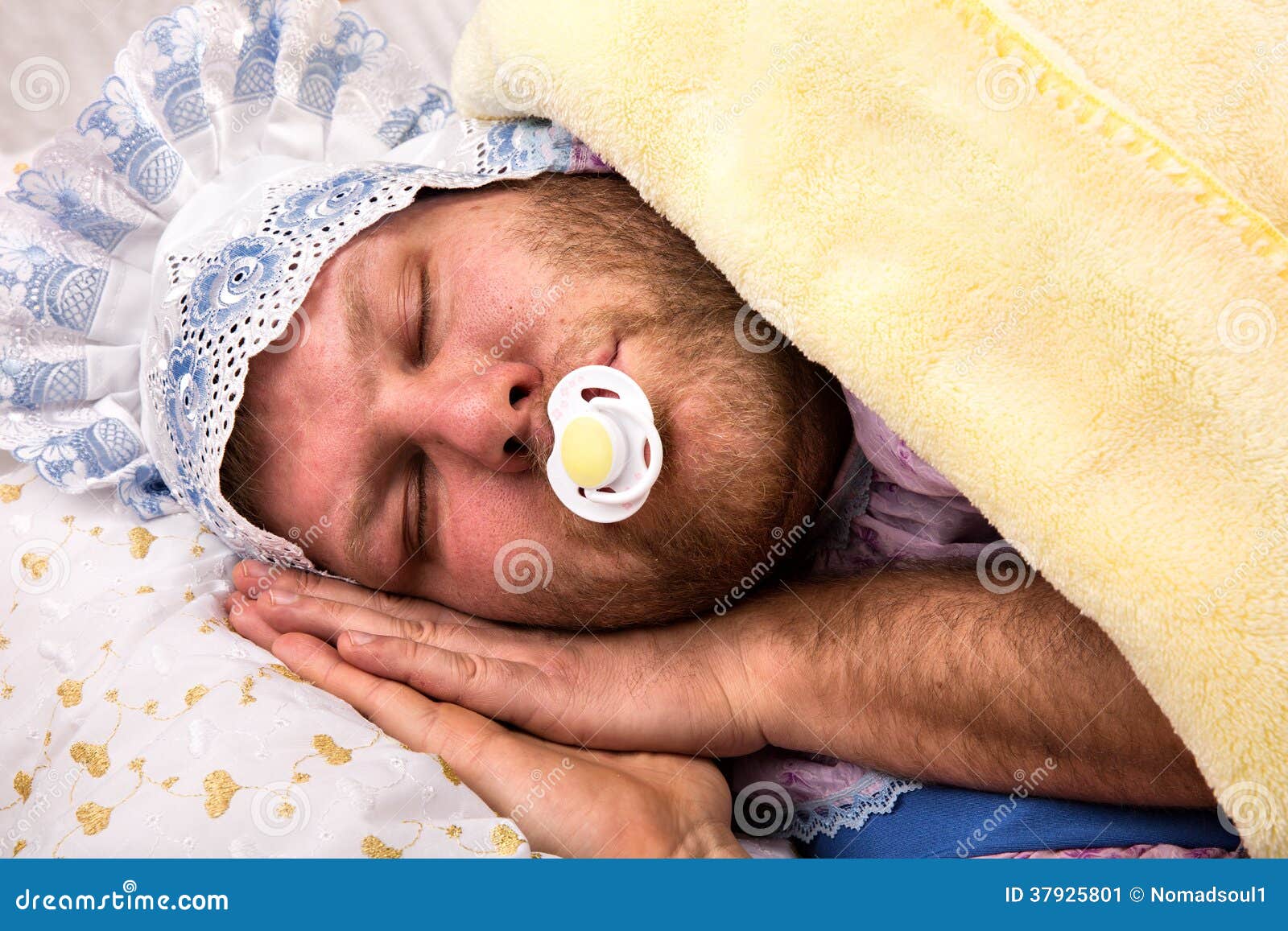 Crazy man slipping stock image. Image of expression, holiday - 37925801