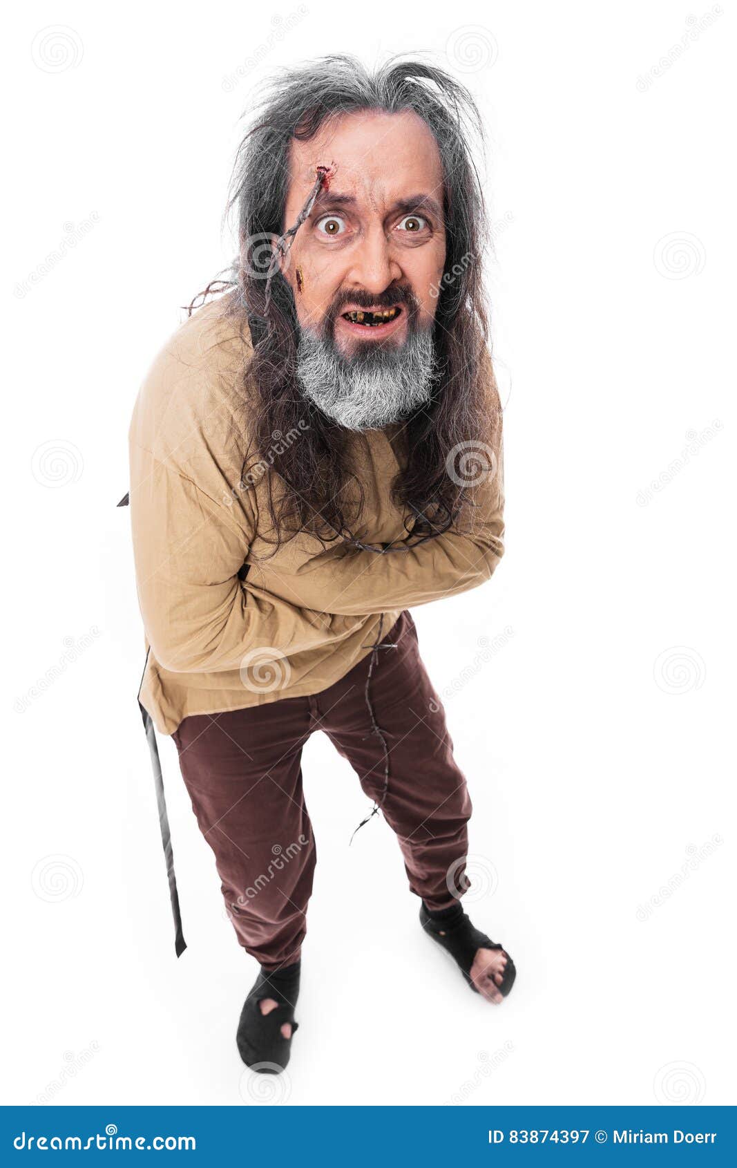 Crazy Man with Straitjacket Stock Image - Image of psycho, funny: 83874397