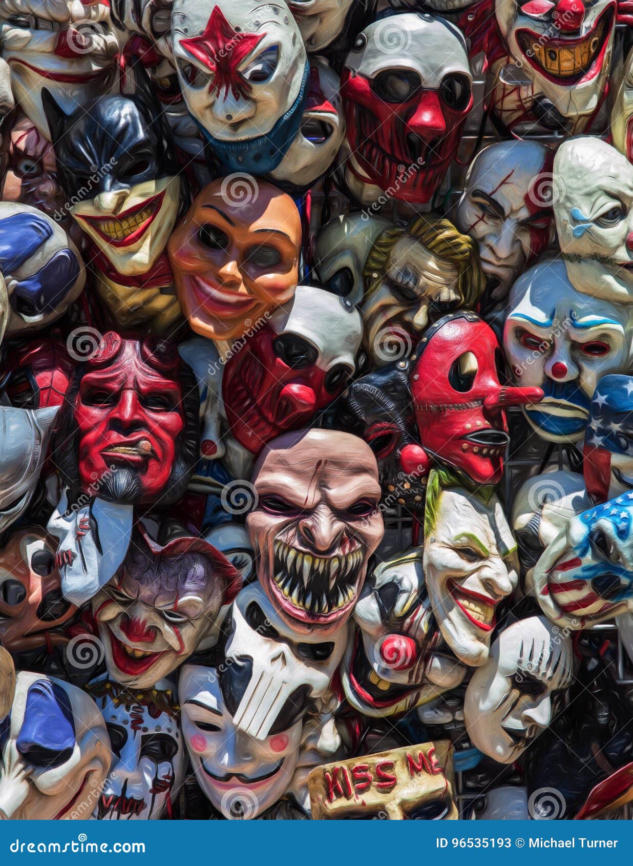 Crazy Masks editorial stock photo. Image of rubber, halloween - 96535193