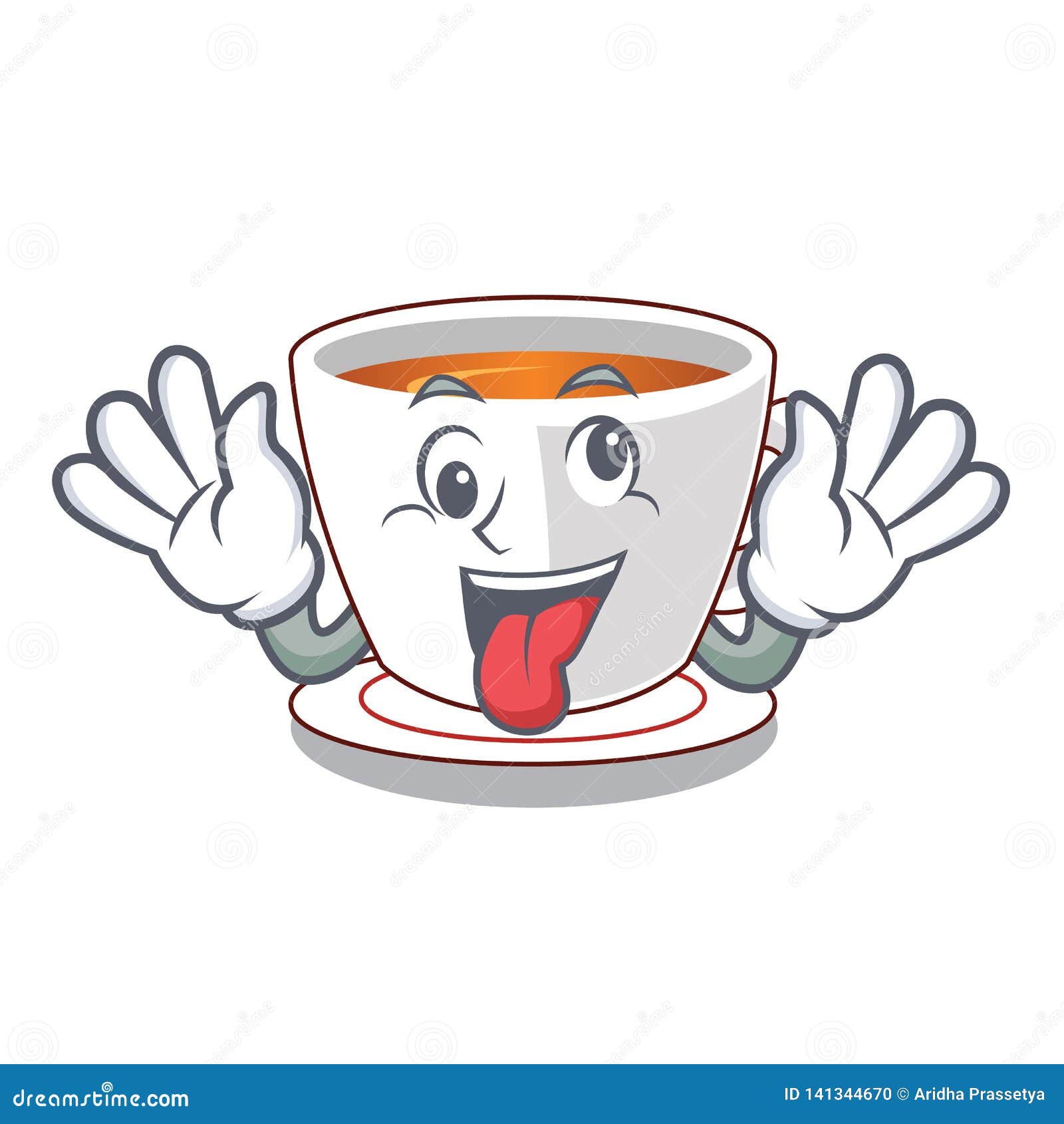 Tongue Out Mint Leaves Mascot Cartoon | CartoonDealer.com #109440233