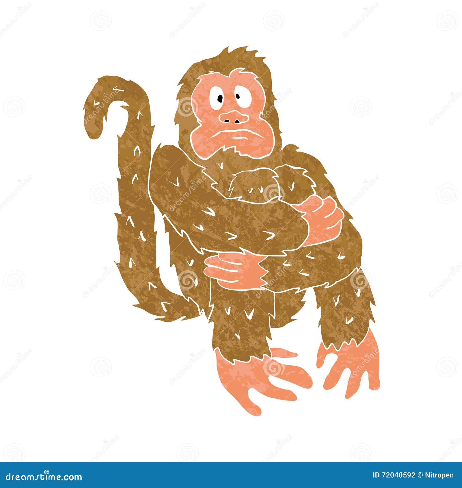 Crazy Monkey Drawing