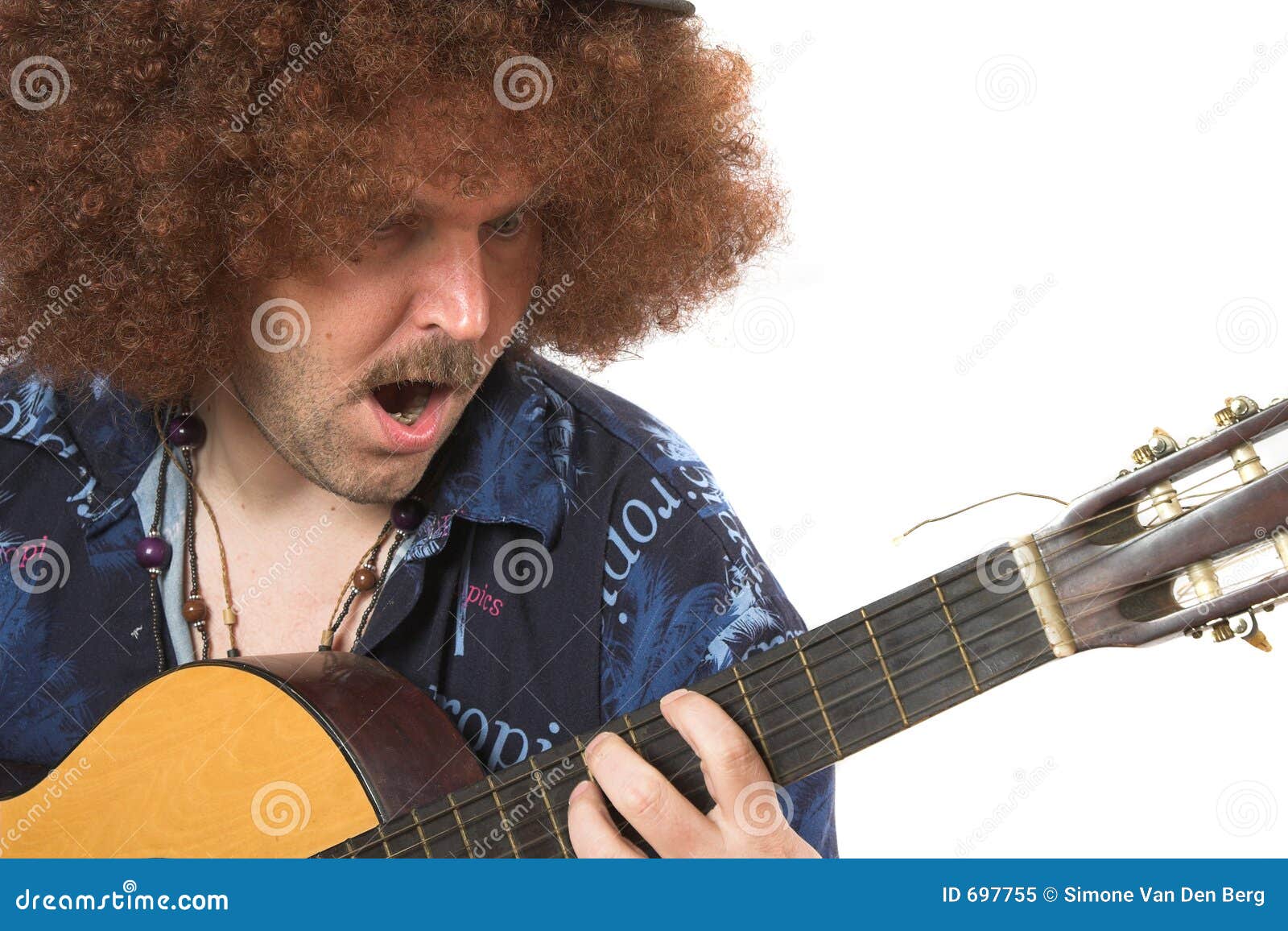CRazy musician stock image. Image of afro, flower, flowerpower - 697755