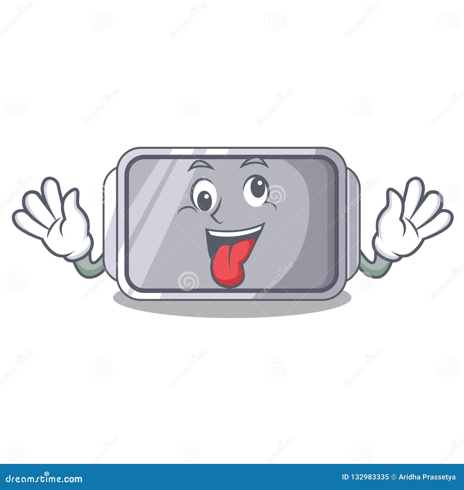 Crazy Narrow Baking Tray with Layer Cartoon Stock Vector - Illustration ...