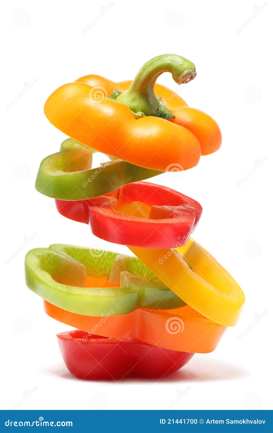 Crazy pepper stock photo. Image of orange, diet, yellow - 21441700