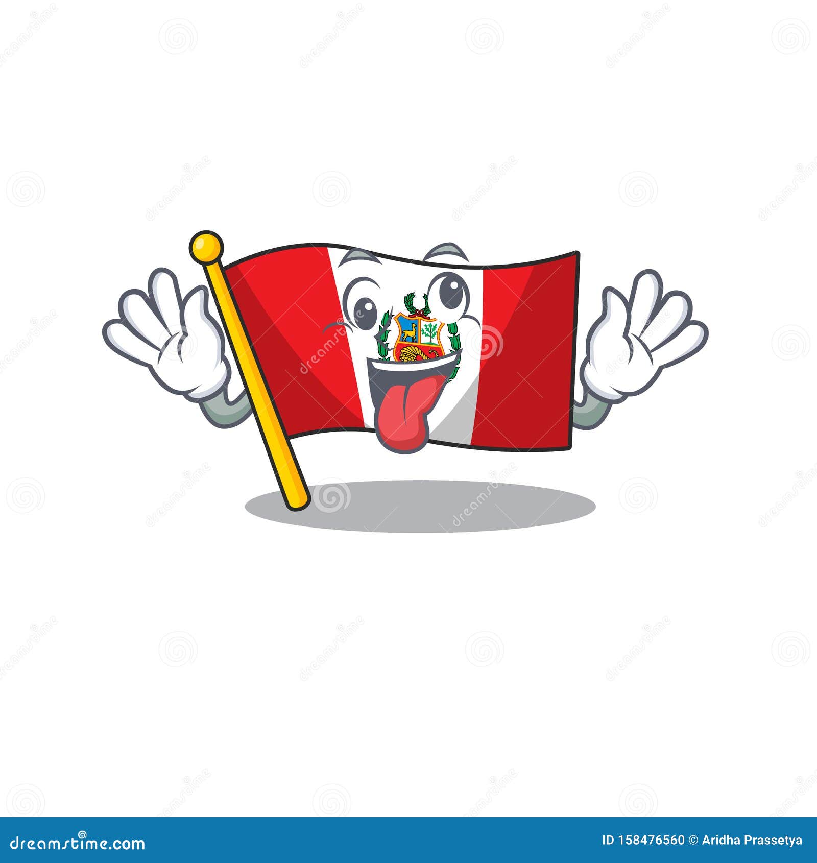 Crazy Peru Flag Stored in Character Drawer Stock Vector - Illustration ... Crazy Peru Flag Stored in Character Drawer Stock Vector - Illustration ...