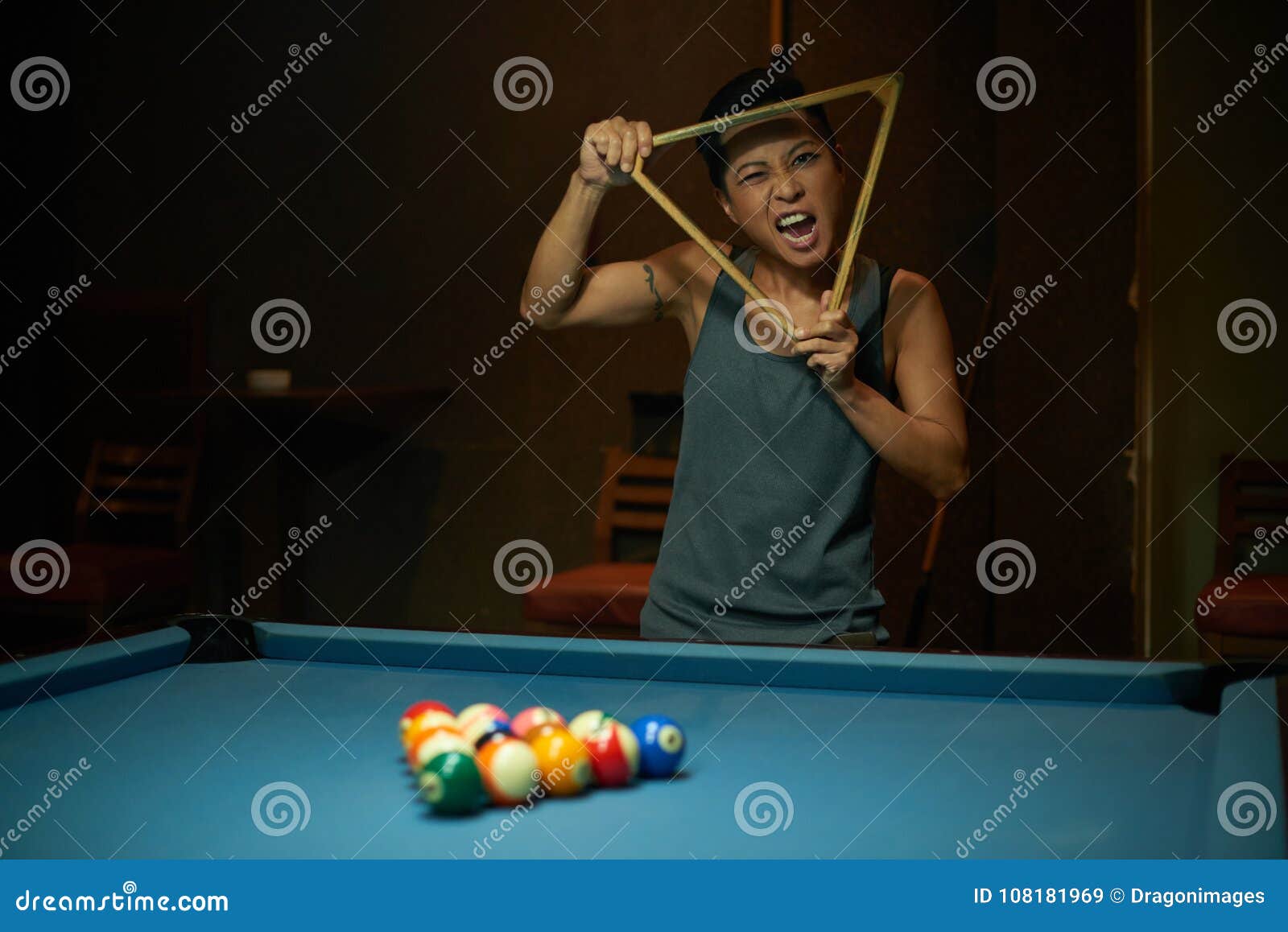 Crazy player stock image. Image of snooker, game, entertainment - 108181969