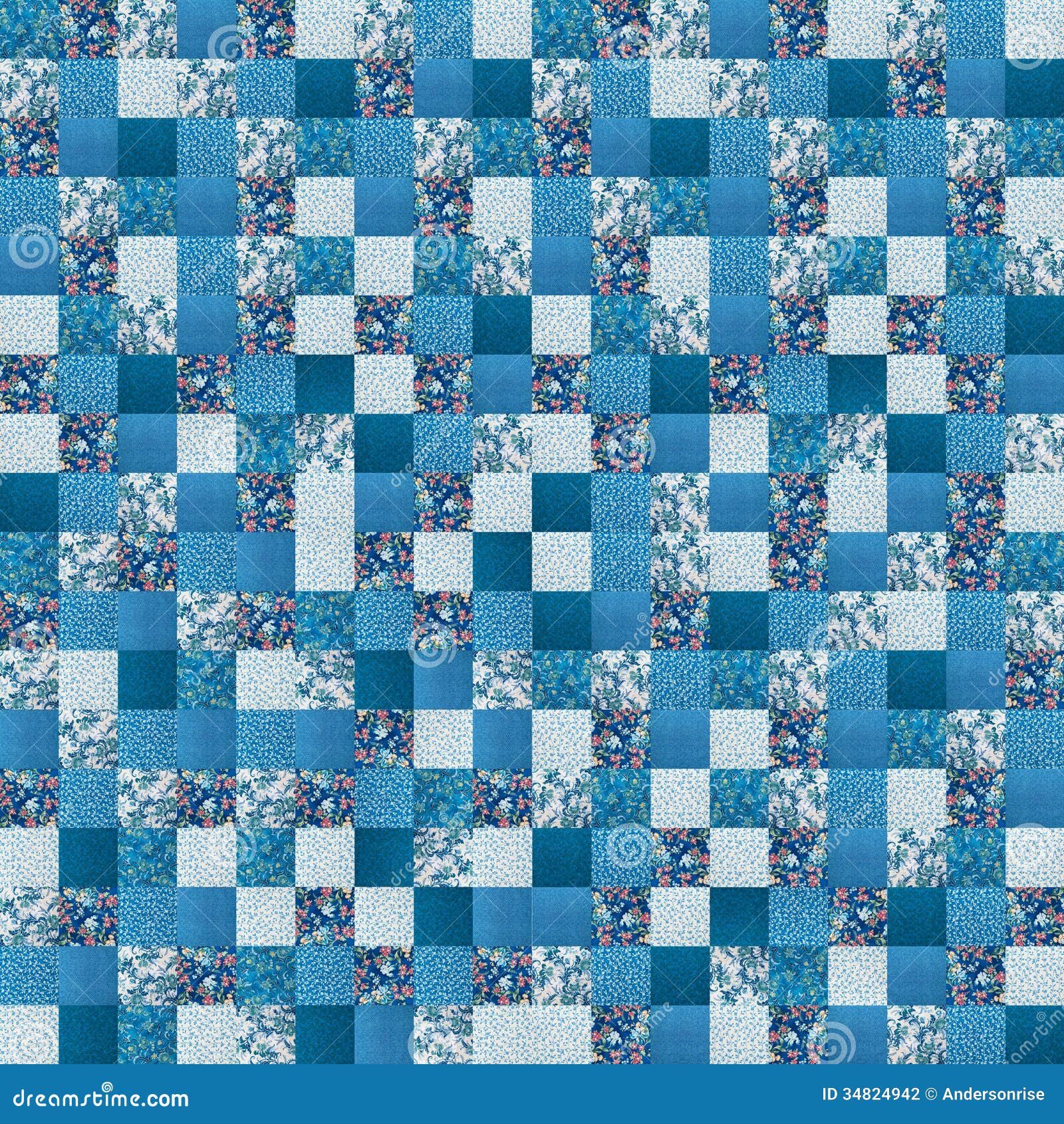Crazy quilt stock photo. Image of blue, coloring, quilt - 34824942