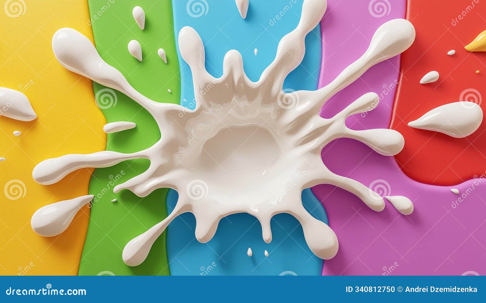 A Crazy Rainbow Wallpaper Design with a Gradient Background (Stock ...