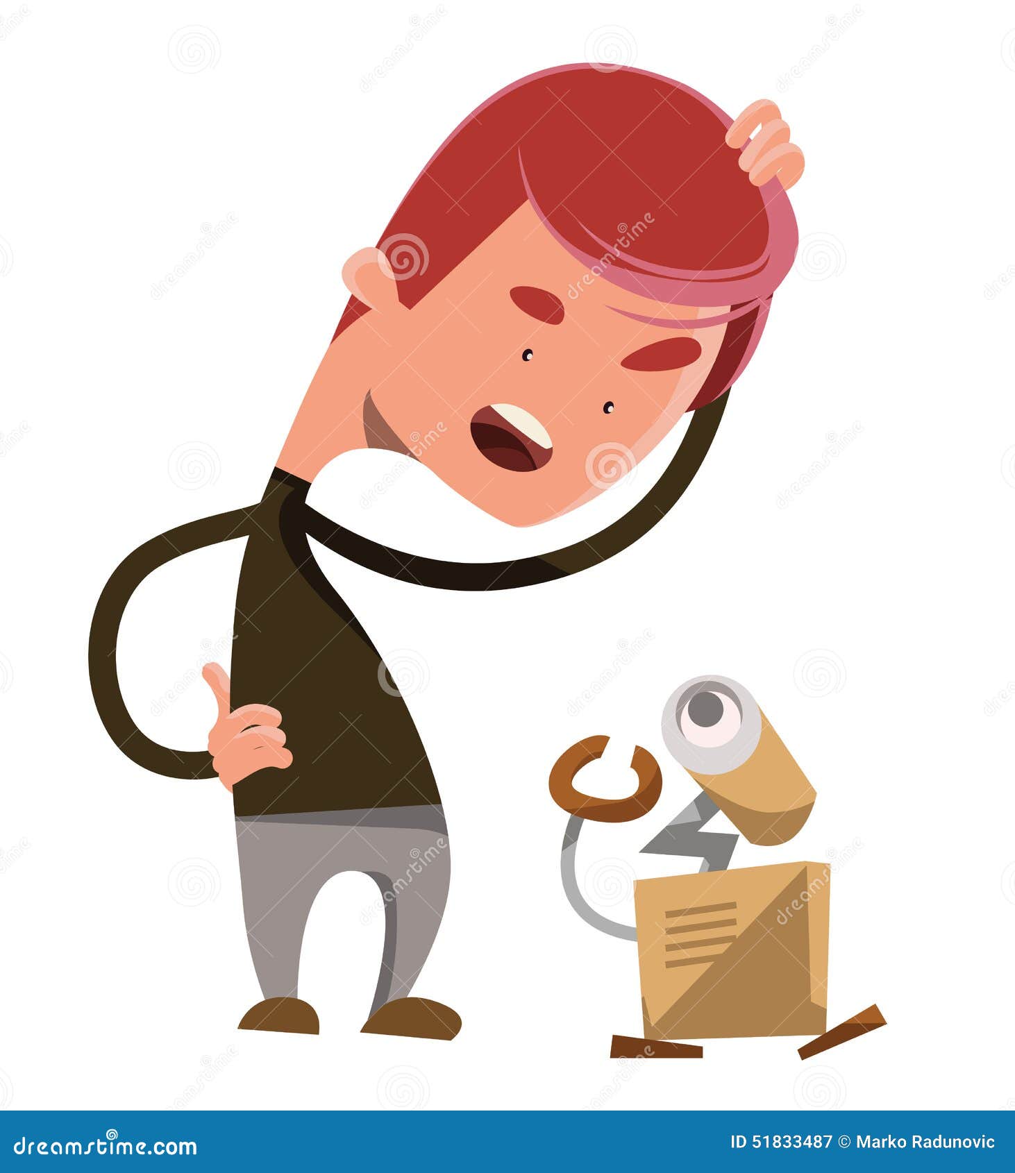 Crazy Person Animated