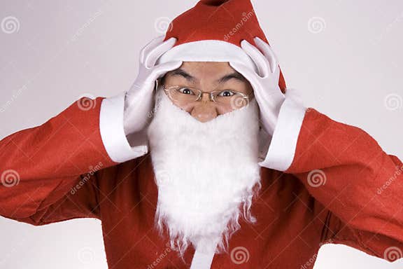 Crazy Santa Claus stock image. Image of idiotic, claus - 1614565