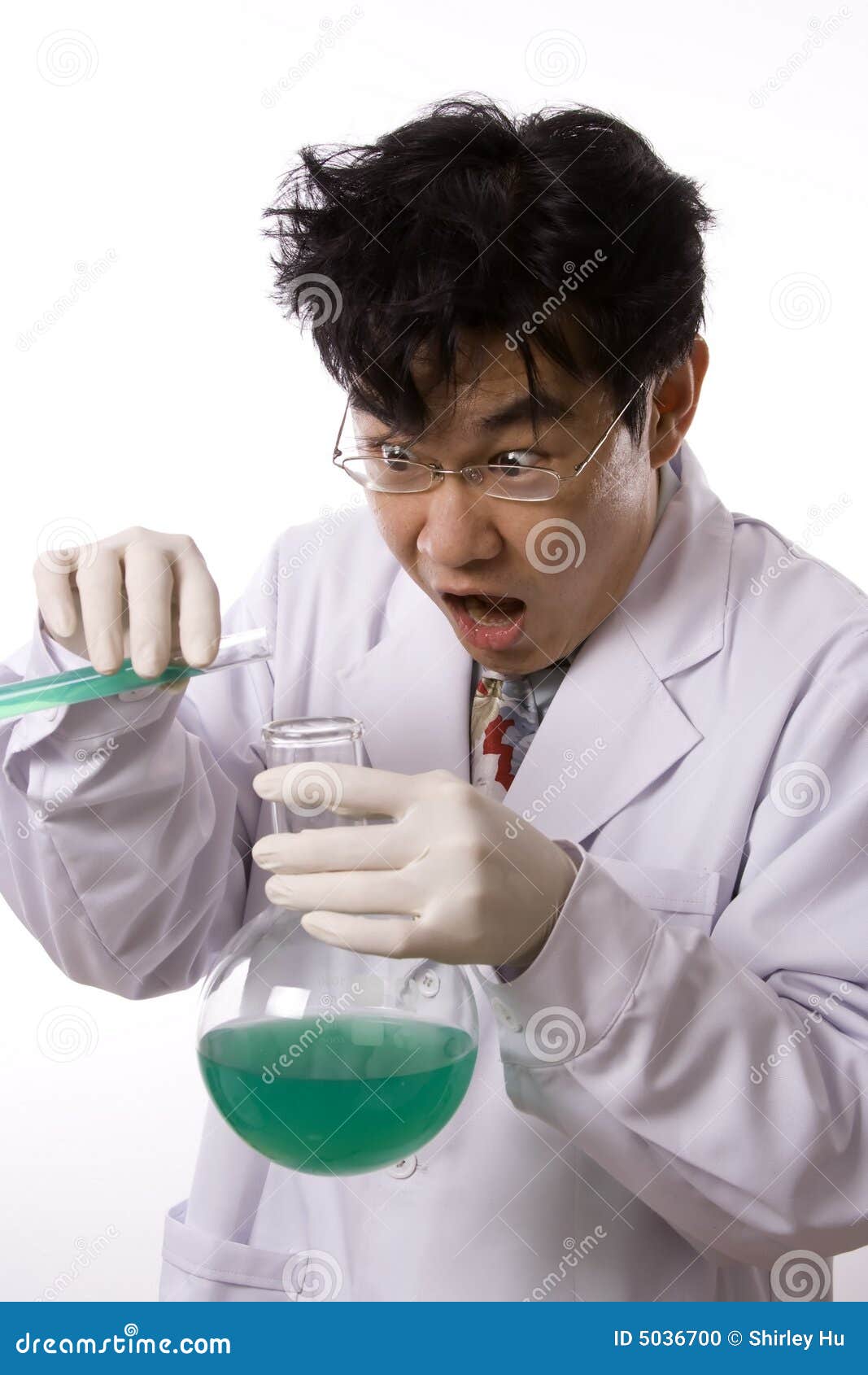 Crazy Scientist stock photo. Image of expertise, medicine - 5036700