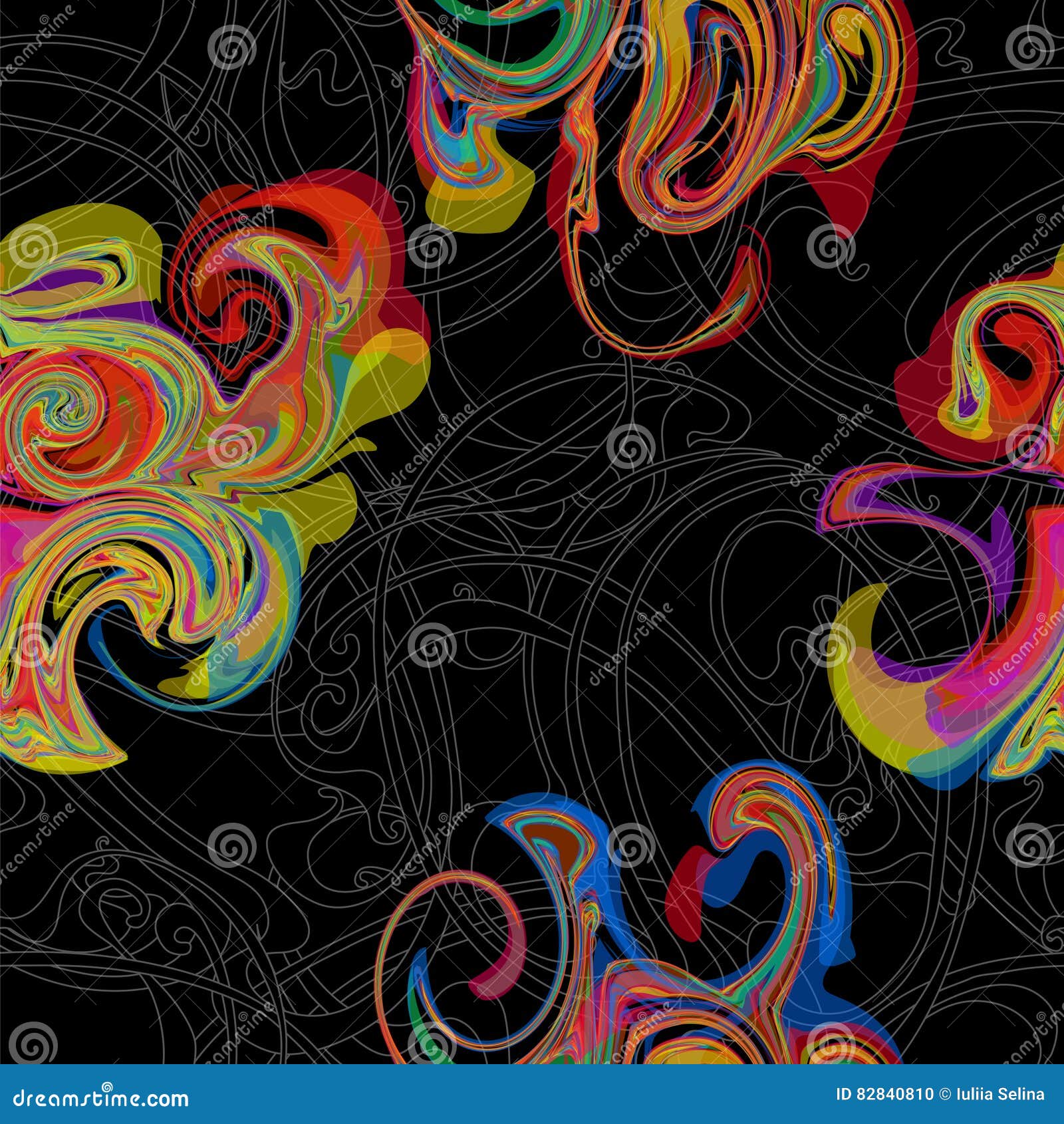 Crazy seamless pattern 1 stock illustration. Illustration of decorative ...