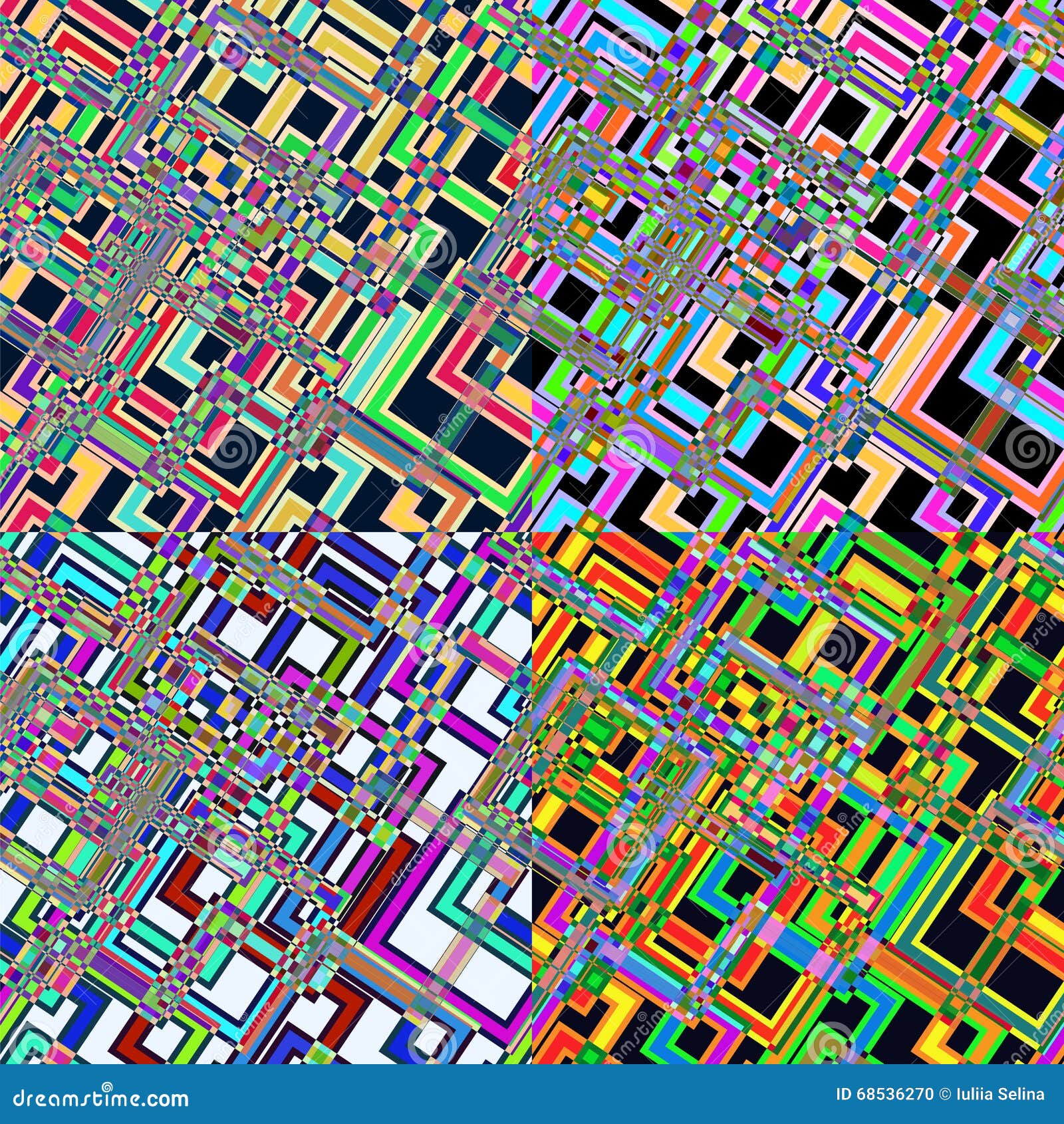 Crazy seamless pattern stock illustration. Illustration of ornate ...