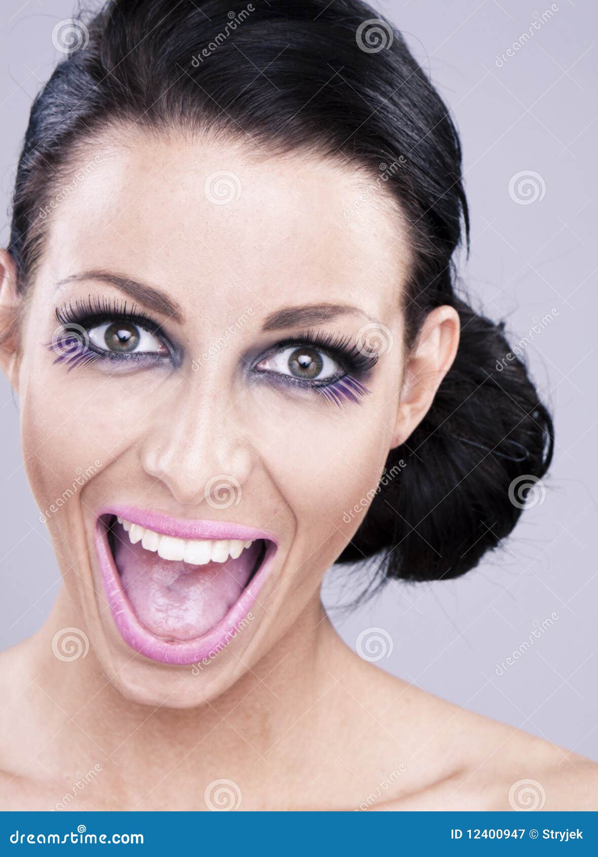 Crazy smile stock image. Image of expression, cheerful - 12400947