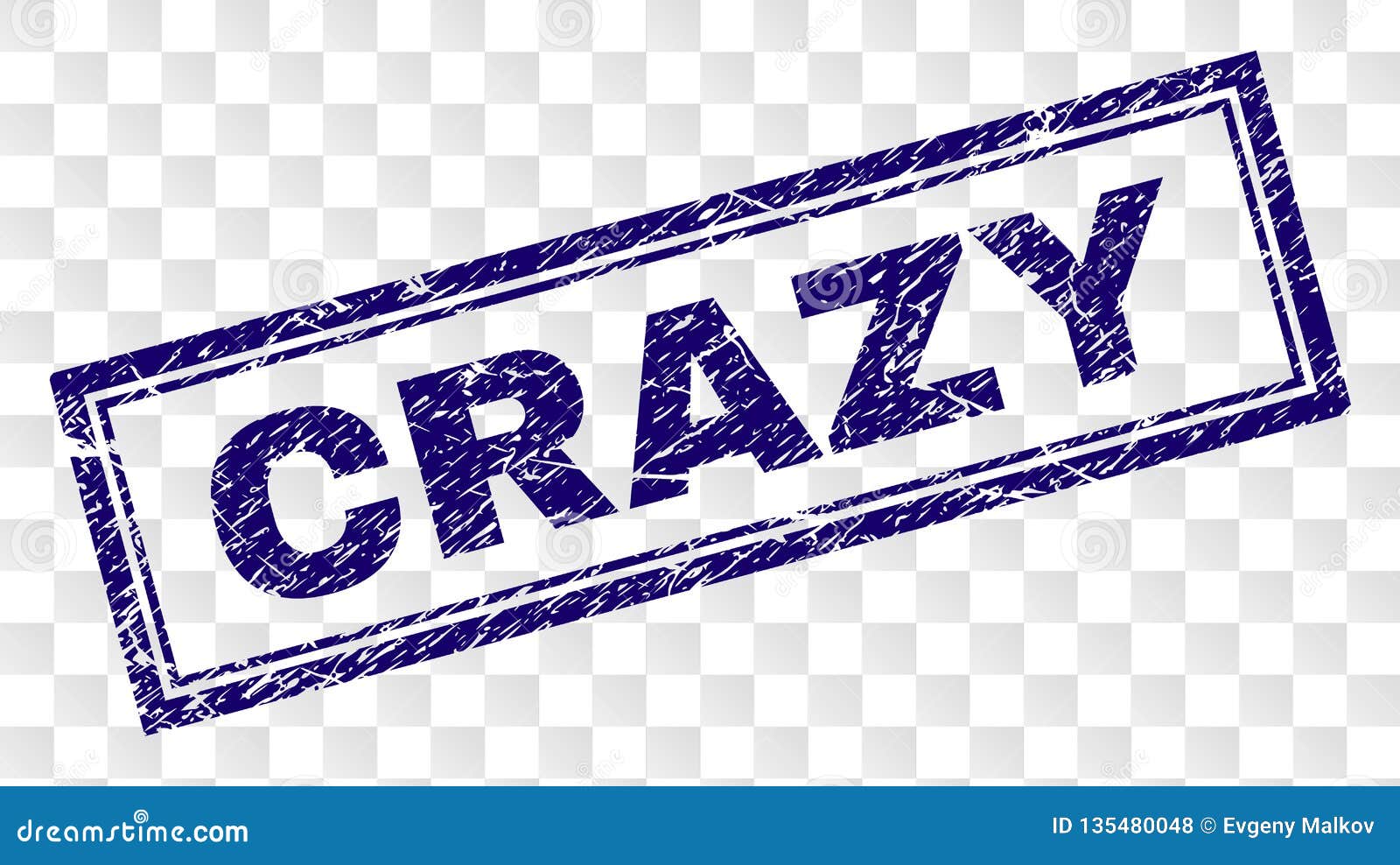 Grunge CRAZY Rectangle Stamp Stock Vector - Illustration of vector ...