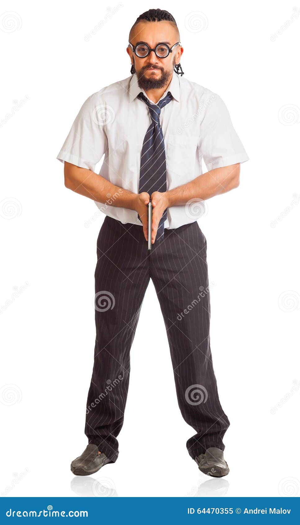 Crazy Student with Book stock image. Image of learning - 64470355