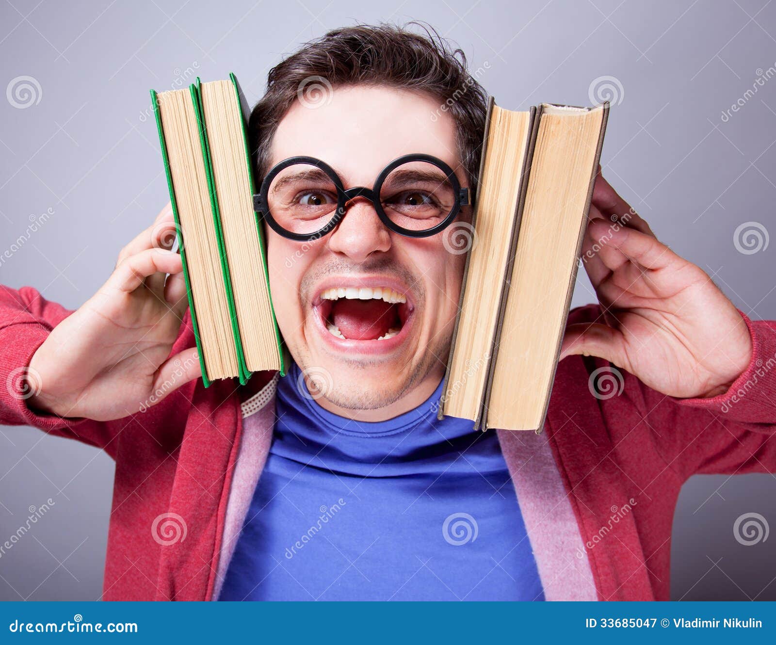 Crazy student stock image. Image of homework, beauty - 33685047
