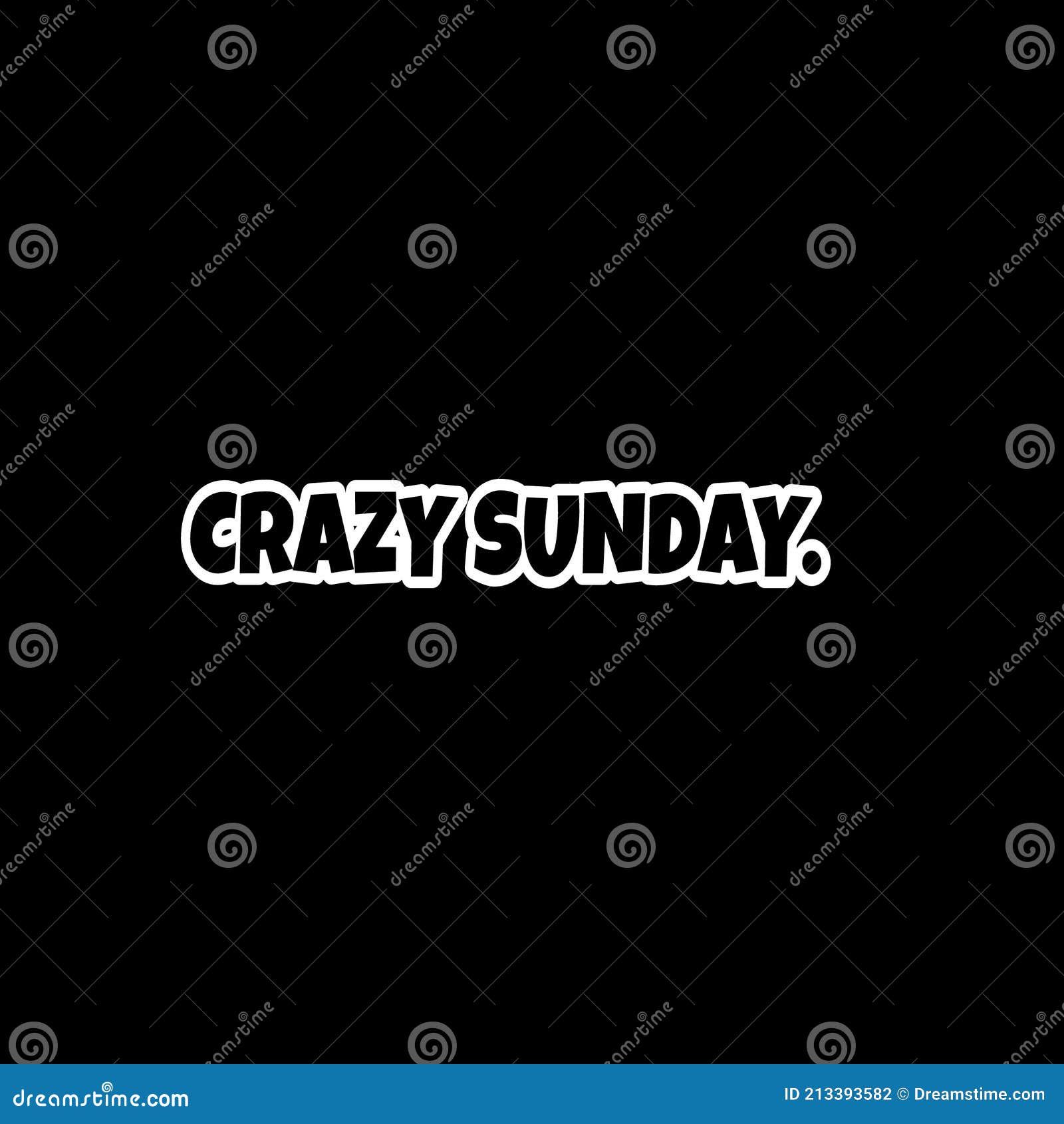 Crazy sunday pict art wow stock illustration. Illustration of pict ...